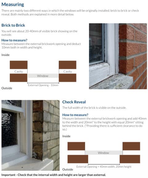 uPVC Sash Windows - How Do I Measure My Windows?